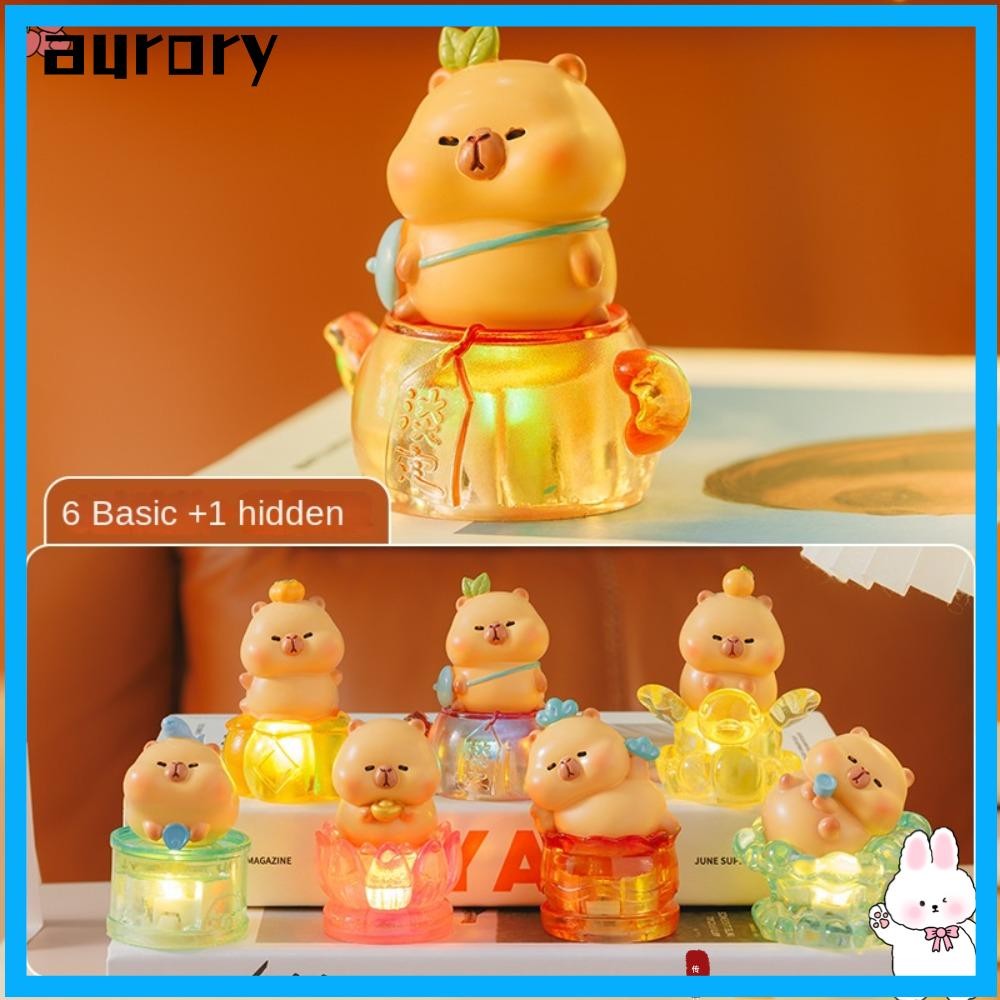 AURORY Capybara Ornaments, Good Luck Resin Capybara Box, Cute Leisure ...