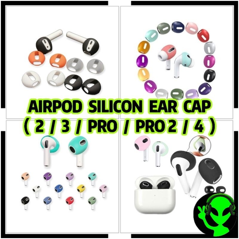 AirPods Ear Cap Ear Tip Soft Silicone Eartips Non-slip Anti-dropping ...