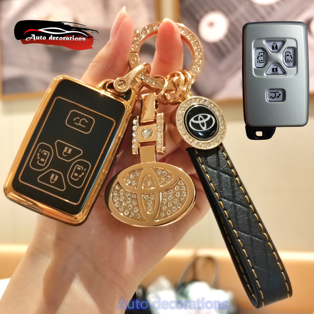 【5buttons】Toyota Alphard Vellfire car key case Toyota Vellfire key ...