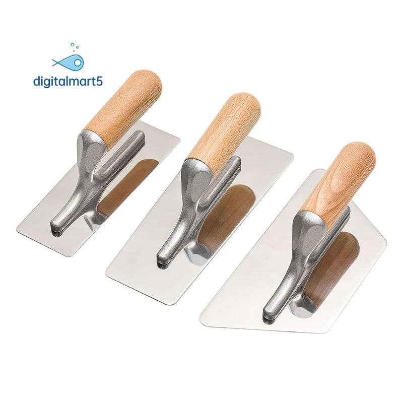 Polished Stainless Steel Venetian Plaster Trowel Set 3 PC Paint ...