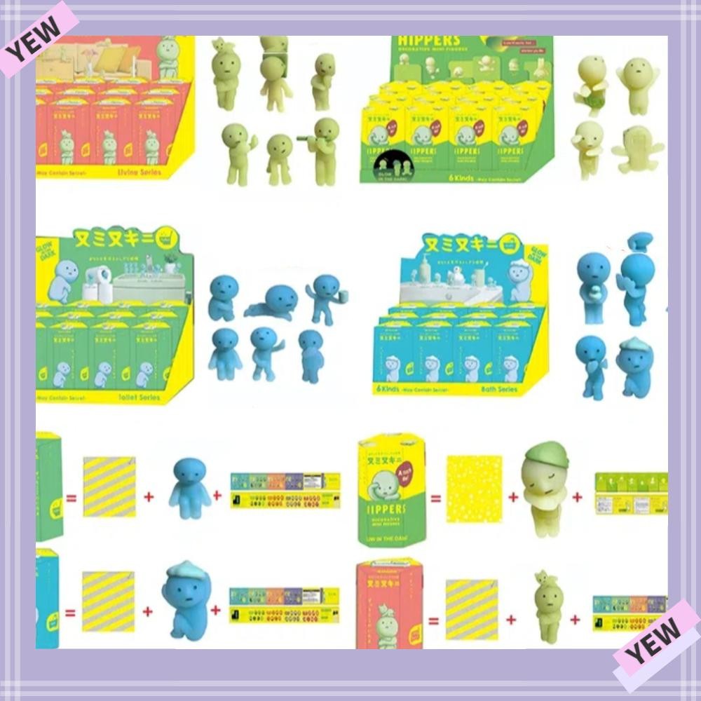 YYE 12Pcs Smiski Hippers Box, Sonny Angel Hippers Corner Figure Doll ...