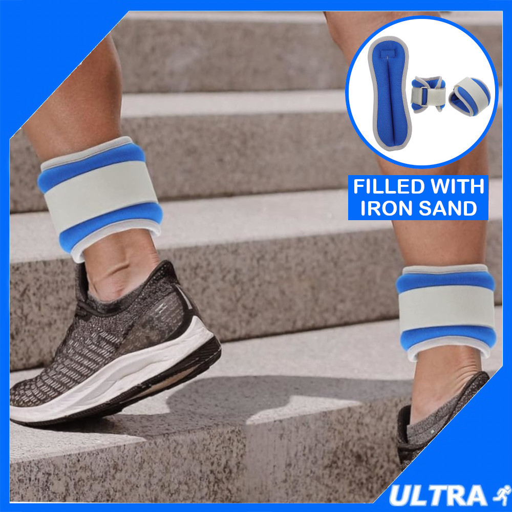 Ankle Weights 1 2 3 4 5 kg Adjustable Leg Sand Bag Wrist Ankle Weight ...