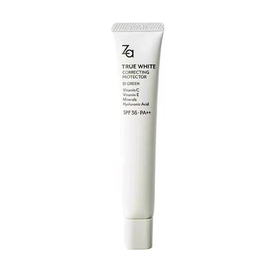 ZA True White Correcting Protector 01 Green SPF36 PA++ | Shopee Malaysia