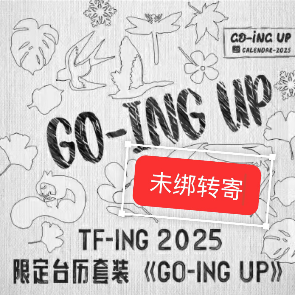 Unopened Untyped 2025 Third Generation Desk Calendar TFING Limited Set ...