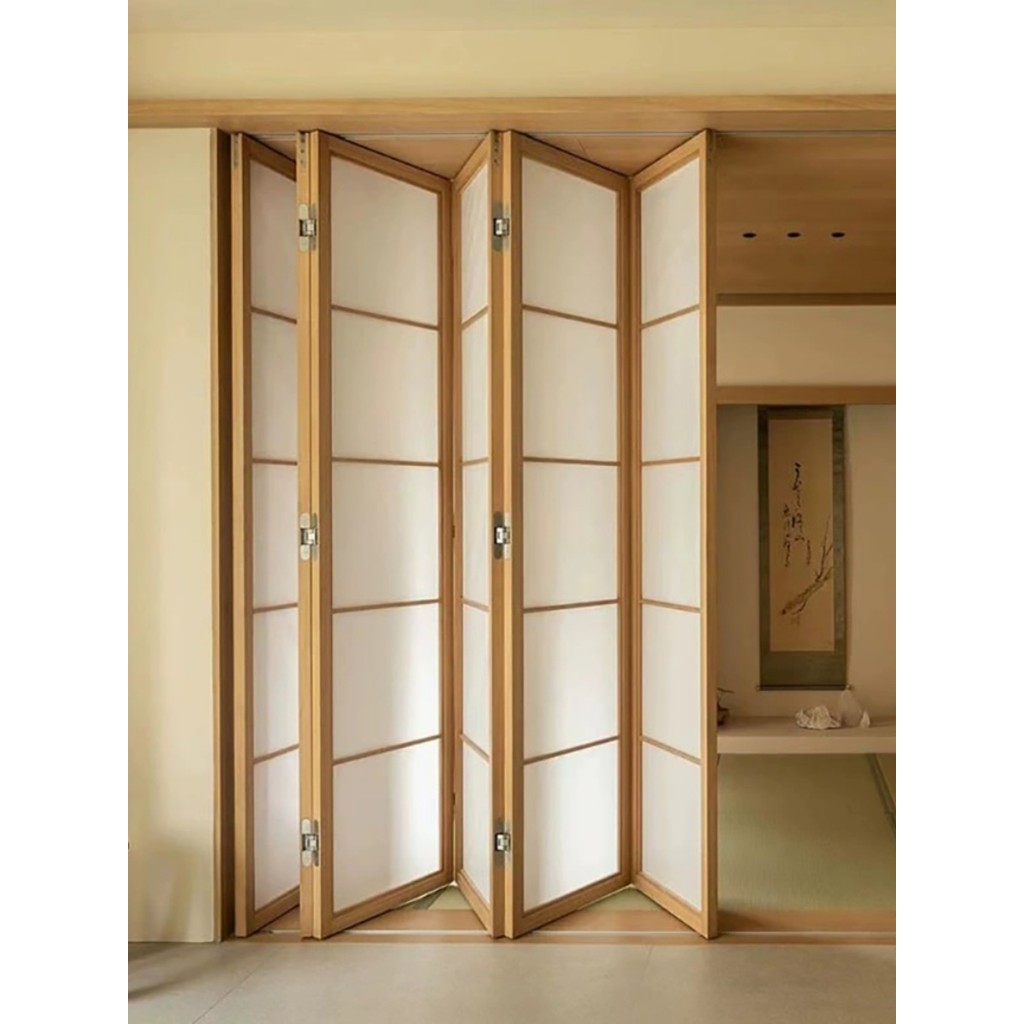 Pintu Lipat Gaya Jepun Pintu Kekisi Kayu Pepejal dan Tingkap Tatami ...