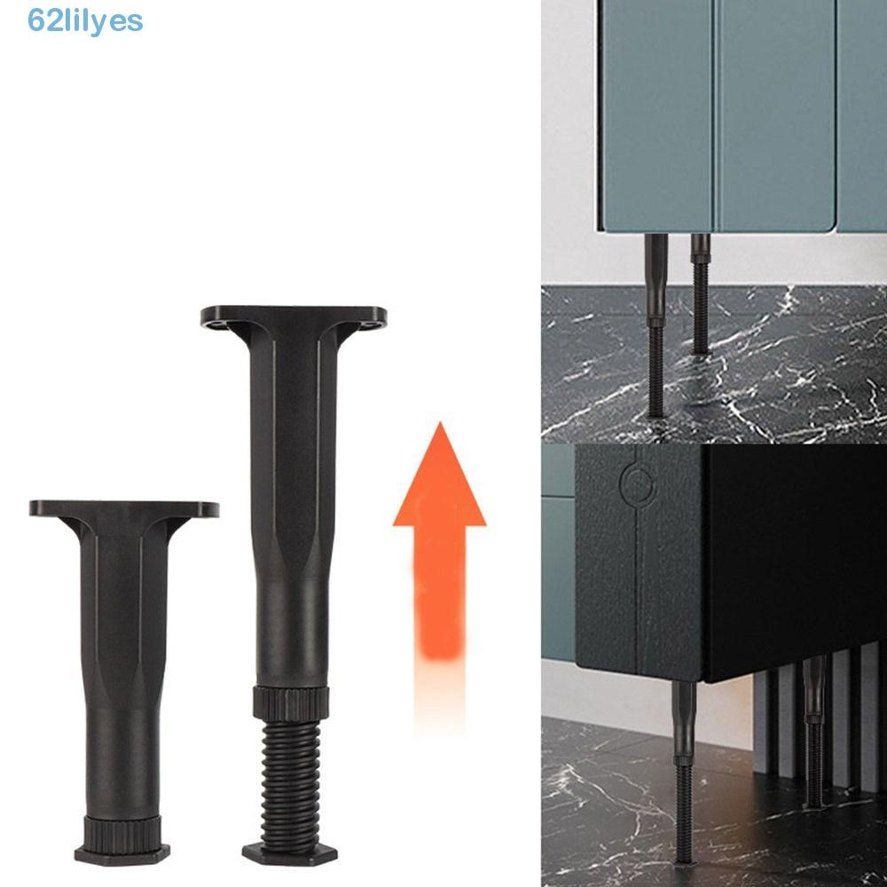 LILYES Bed Beam Support Leg, Telescopic Reinforced Bed Beam Support ...