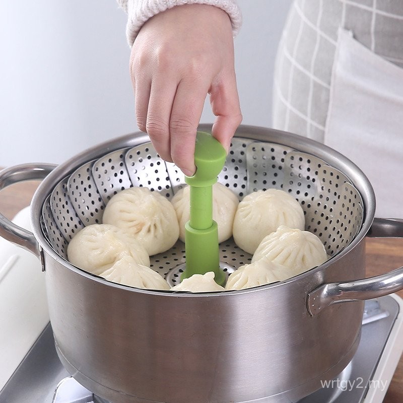 Bakul Pengukus Teratai Keluli Tahan Karat untuk Kegunaan Rumah, Boleh ...