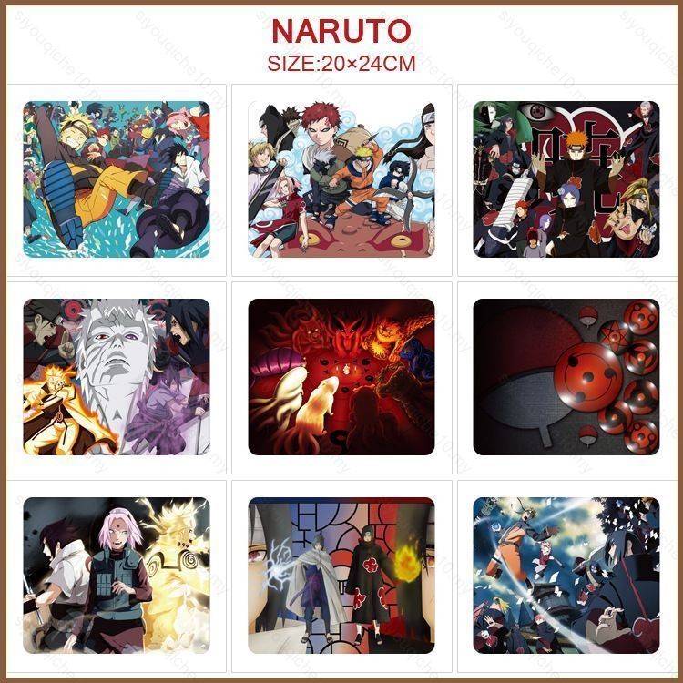 SY10 Naruto Uzumaki Naruto Mouse pad anime office supplies advertising ...