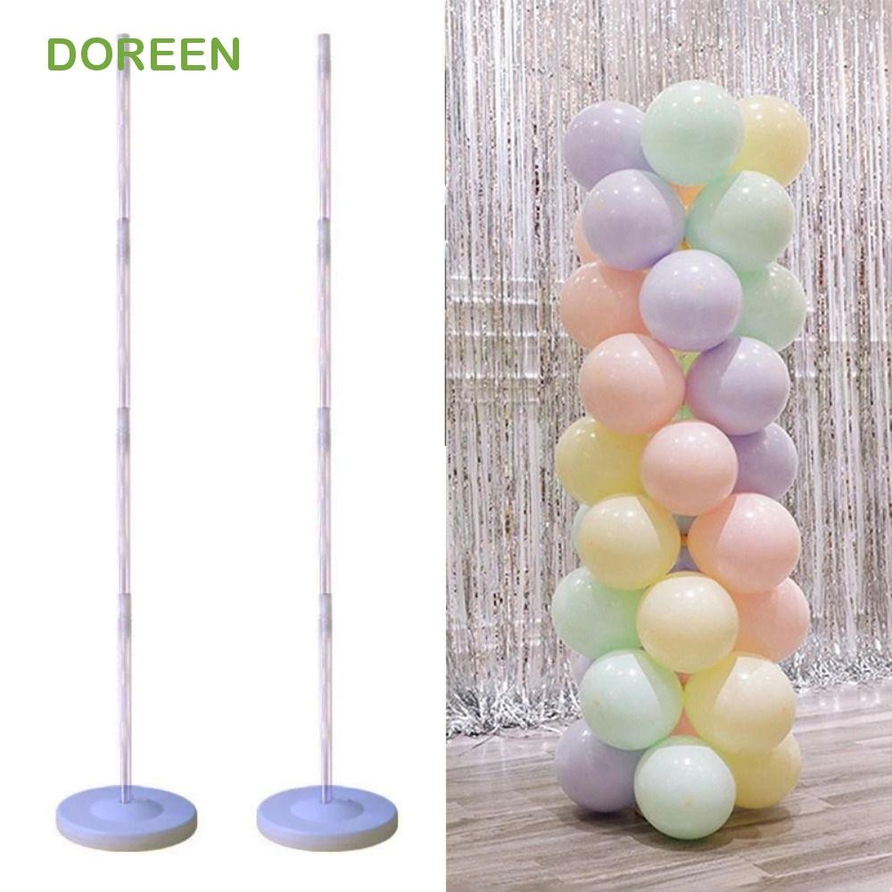 DOREEN Balloon Column Stand Kits, Transparent Plastic Balloon Column ...