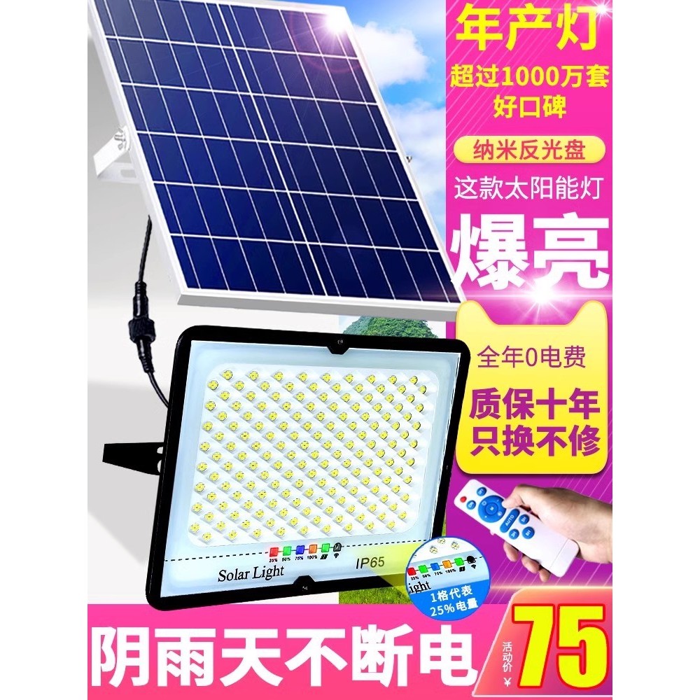 Lampu luar automatik luar bandar baru yang diketuai luar 2025 tenaga ...