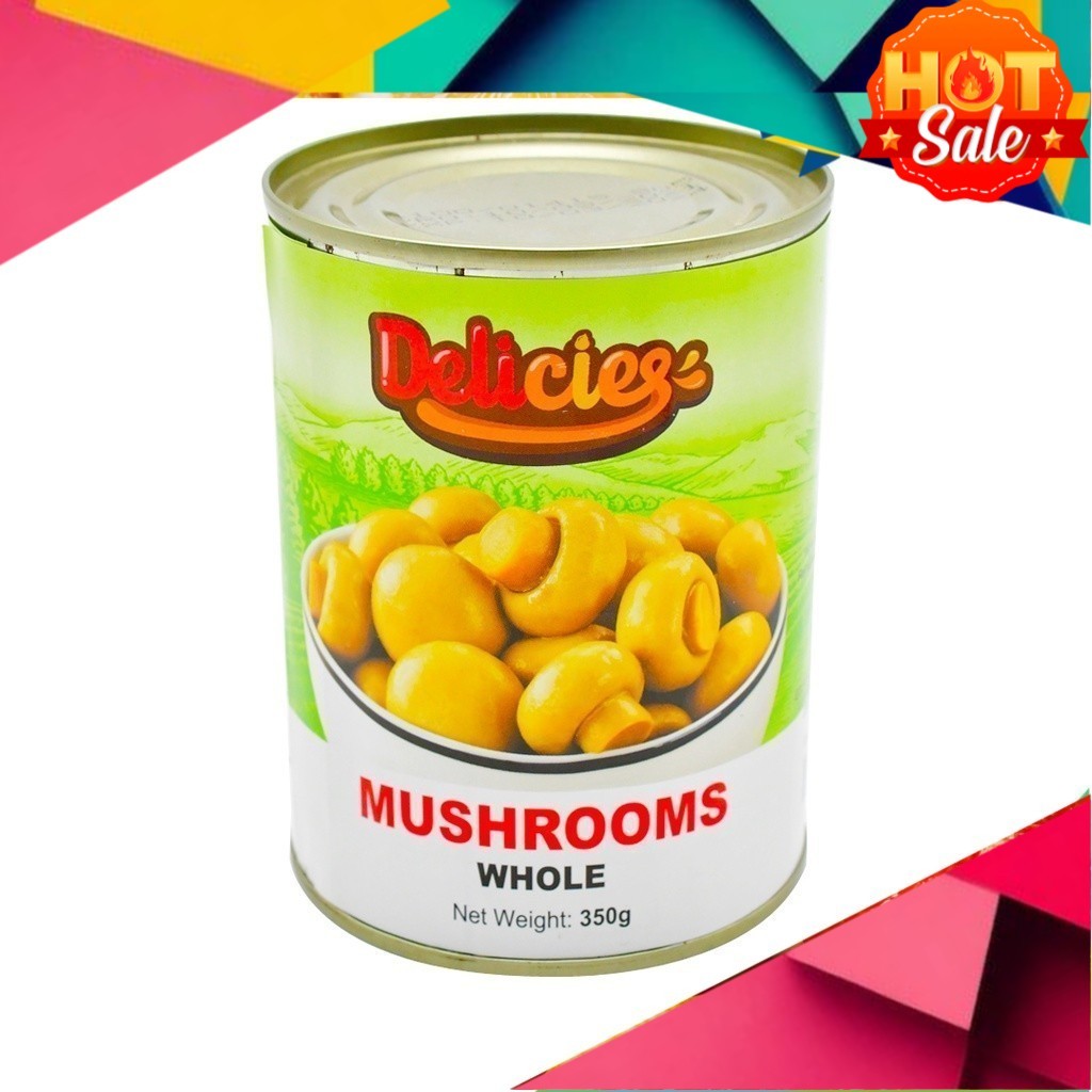 (HALAL) Cendawan Masin, Cendawan Dalam Tin, Cendawan Button Delicies ...