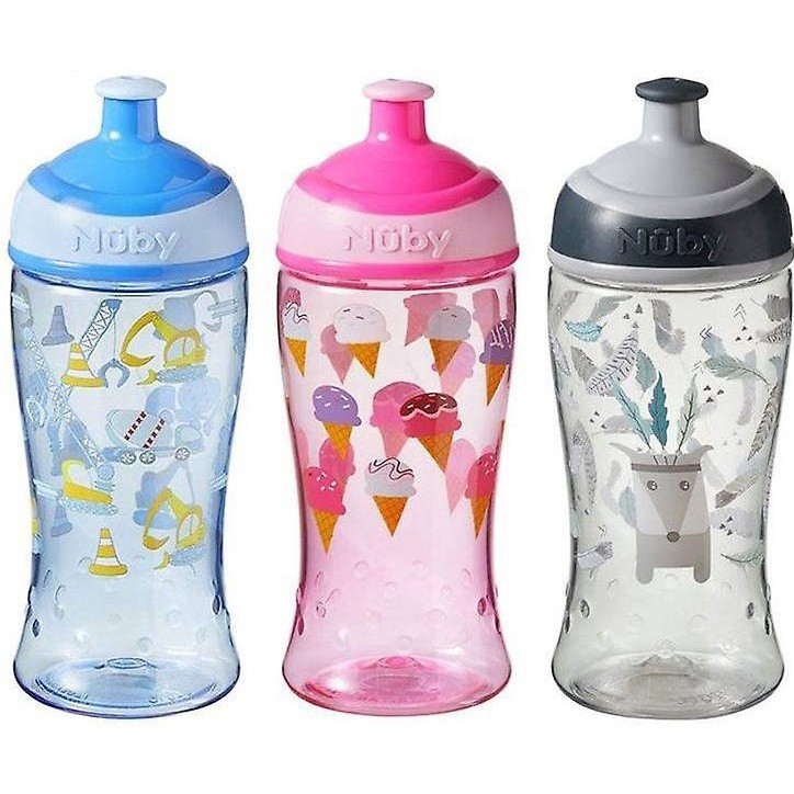 Nuby Super Slurp Active Spout Cup 12oz/360ml ~ (Random Colour) | Shopee ...