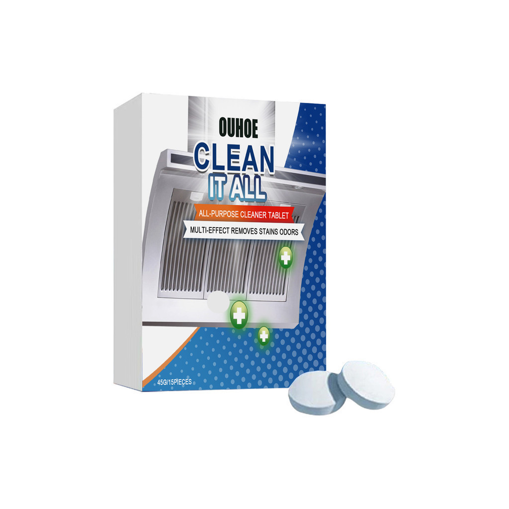 OUHOE Kitchen Oil Stain Cleaning Effervescent Tablets Household Kitchen ...