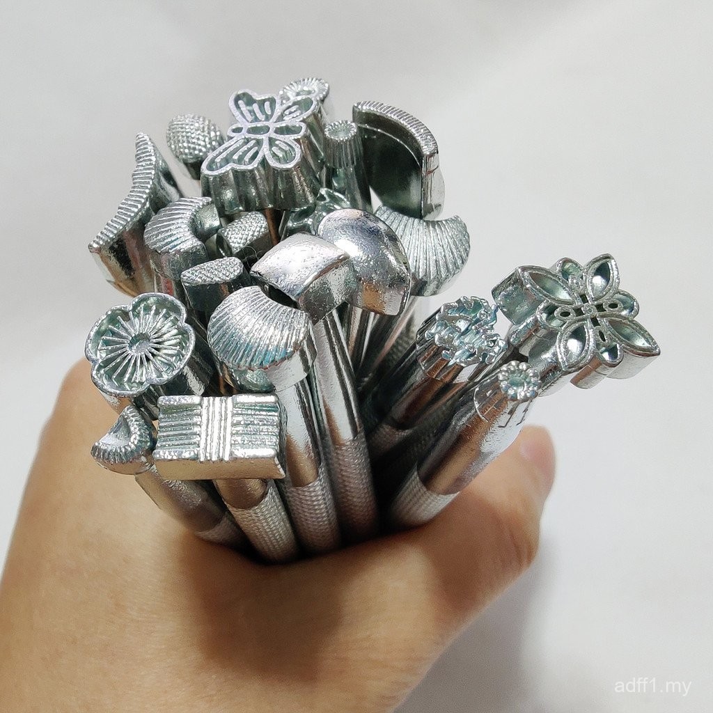 Alat Kulit DIY Buatan Tangan Ukiran Kulit Seni Kulit Setem 20 Penebuk ...