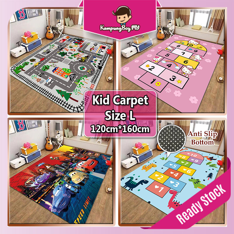 🇲🇾👍(Saiz L)120*160cm Kid Carpet Karpet Budak kanak-kanak bayi Alas Kaki ...