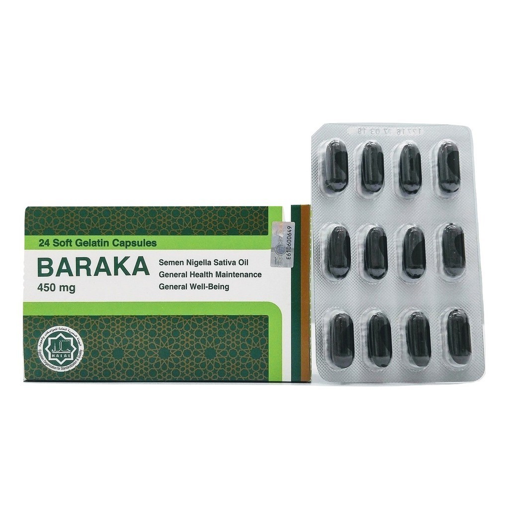 BARAKA HABBATUS SAUDA ORIGINA 💯 24 CAPSULE 1 BOX | Shopee Malaysia