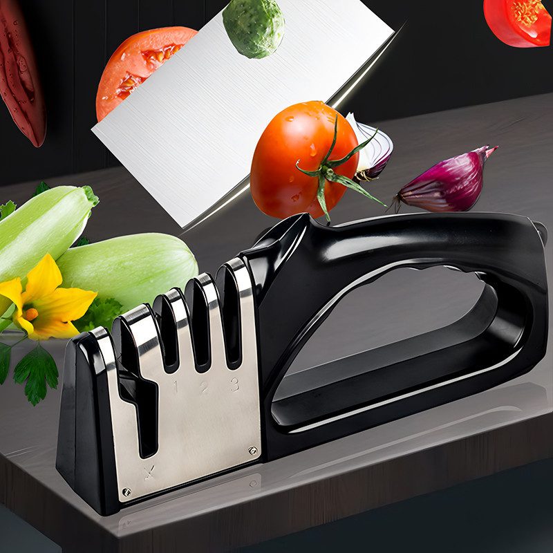 4 Stage Kitchen Knife Scissors Sharpener Household Cutting Polish ...