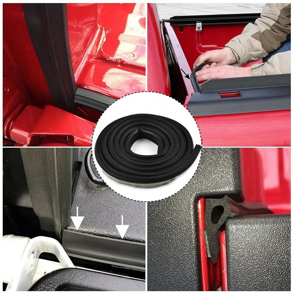 【CAMILLES】TAILGATE SEAL KIT Non-Toxic UNIVERSAL Black DUST FOR TOYOTA ...