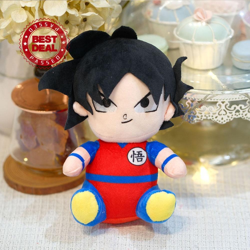 Cute Plush Toy Dolls Saiyan Goku Vegeta Majin Buu Dragon Ball Doll ...