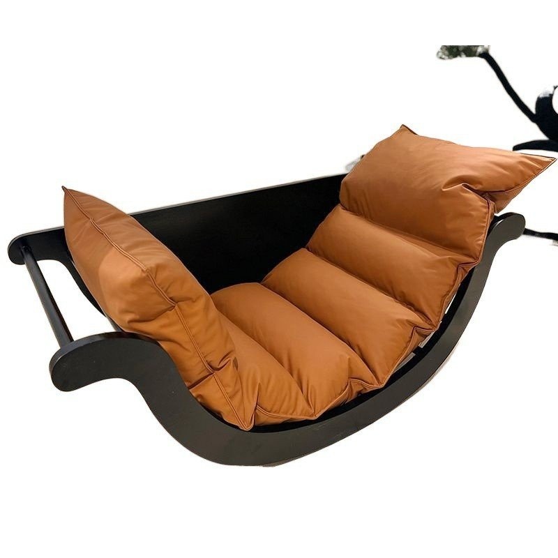 Rocking Chair Recliner Banana Boat Solid Wood Single Sofa ...