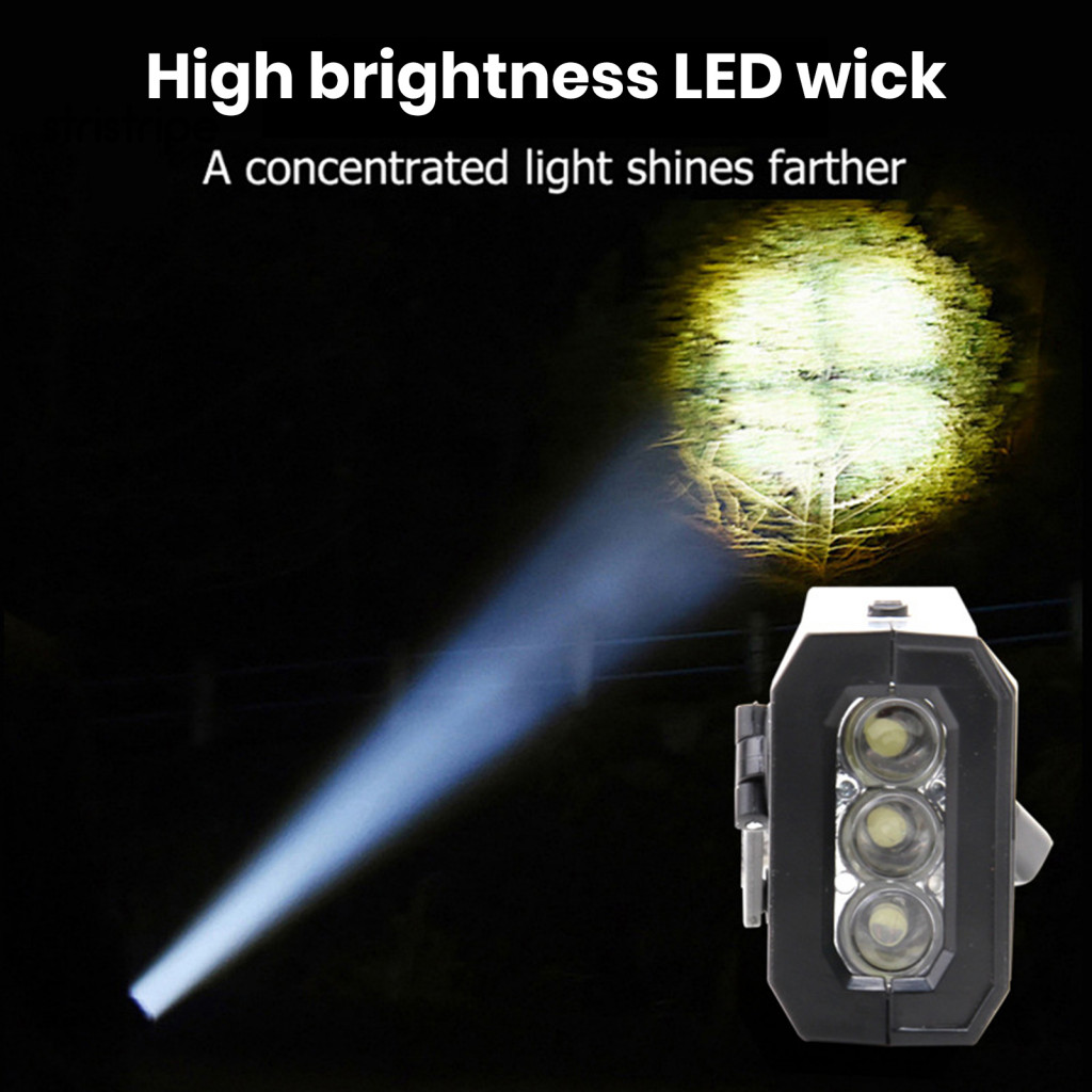 Work Light Camping Light Portable Solar Powered Flashlight with Whistle ...