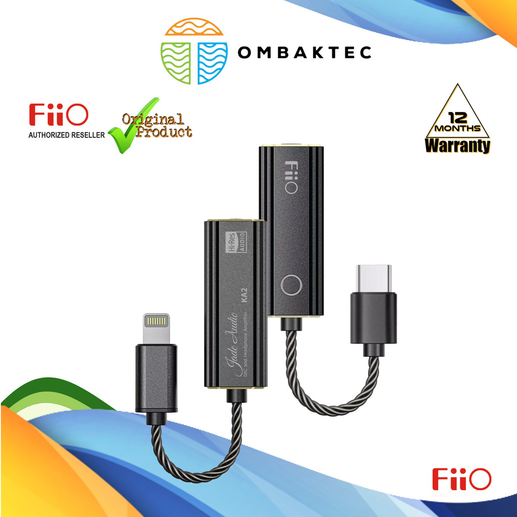 FiiO KA2 Compact DAC and Amplifier | Type-C and Lightning | 4.4mm ...