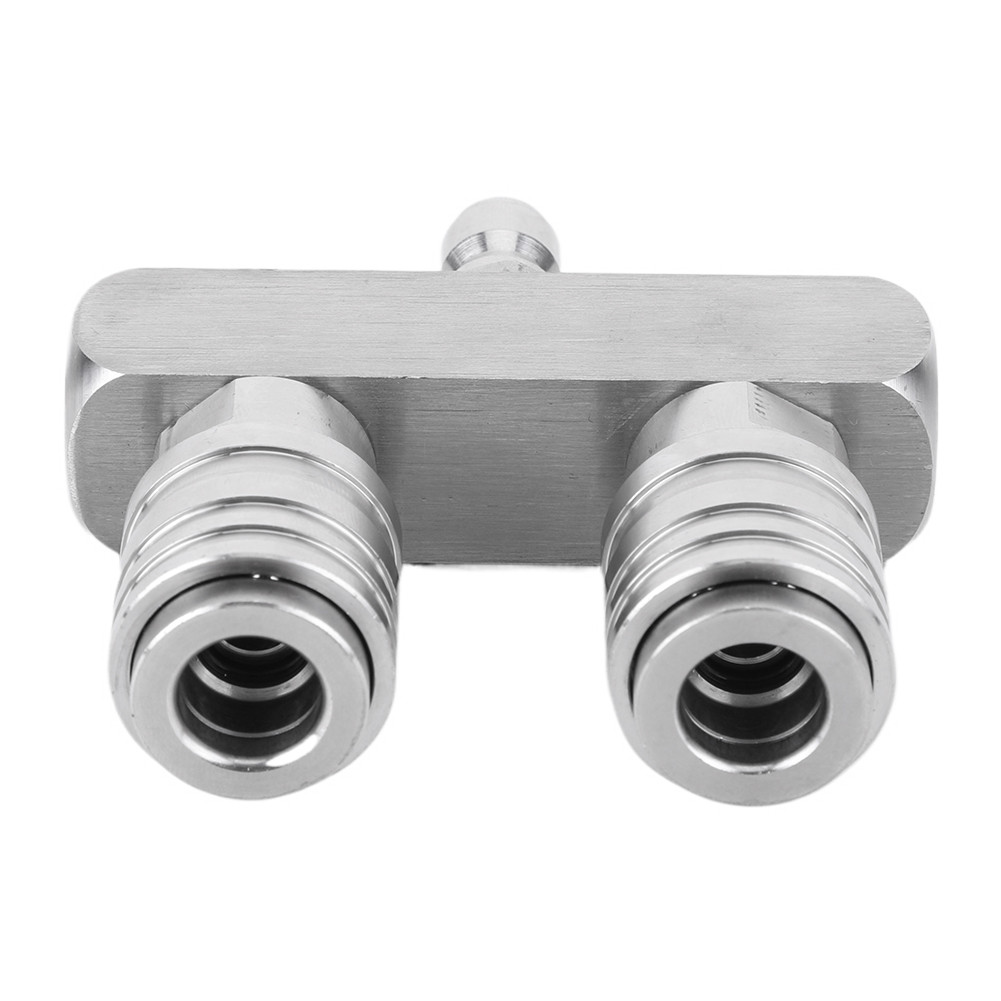 Dual Head Car Washing + 5 Pressure Washer Tips Dual Row 1/4 Self ...