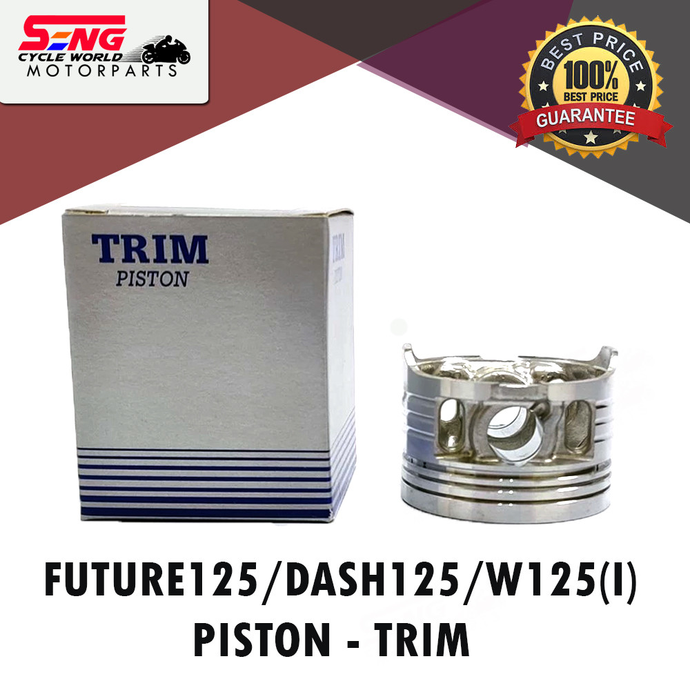 HONDA FUTURE 125/DASH 125 /W125(I) PISTON - 025/050/075/100/125/150/STD - TRIM | Shopee Malaysia