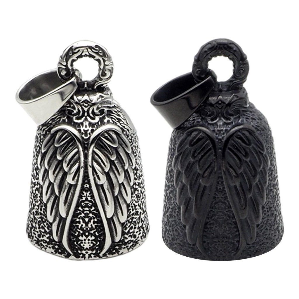 Riding Bell Motorcycle Guardian Bell Angel Wings Biker Bell Good Luck ...