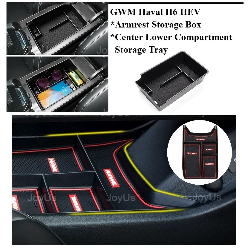 GWM Haval H6 HEV Armrest Box Storage Haval H6 Armrest Console Tray Car ...