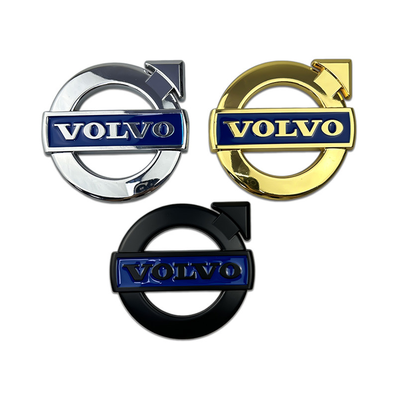 Metal Car Front Emblem Sticker Auto Body Badge Decal for Volvo S40 S60 ...