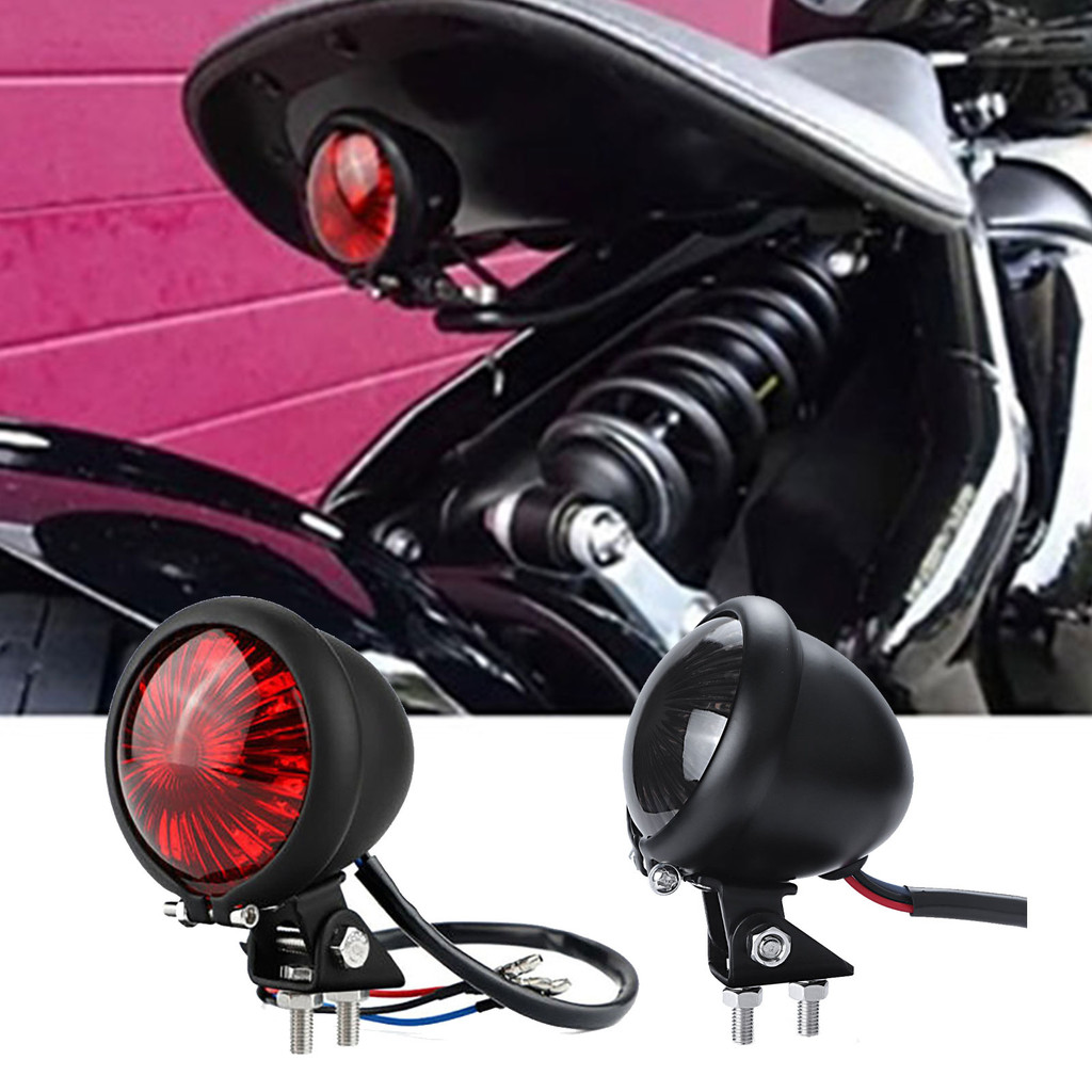 GMMA Motorcycle LED Rear Tail Light Brake Taillight Stop Light Lamp For ...