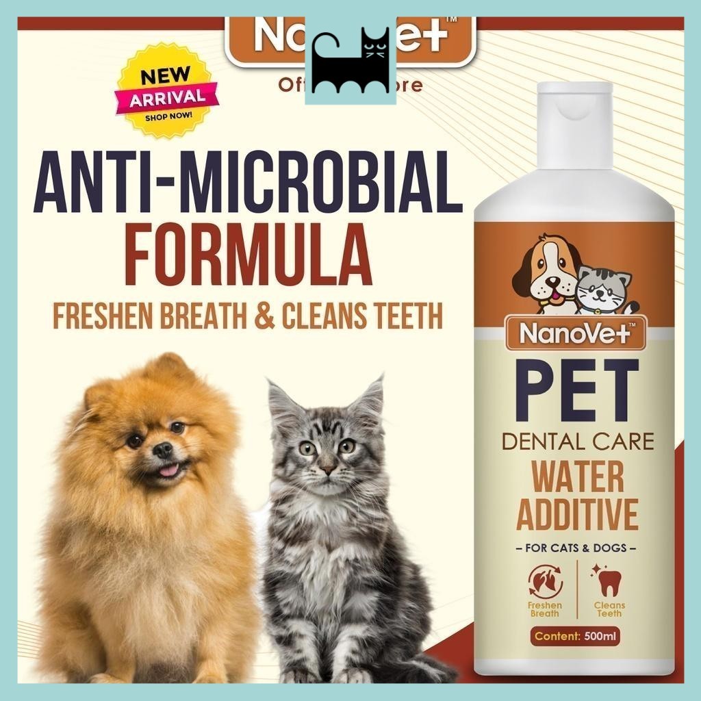 NANOVET Dental Care Water Additive for Cat and Dog (500ml) | Shopee ...