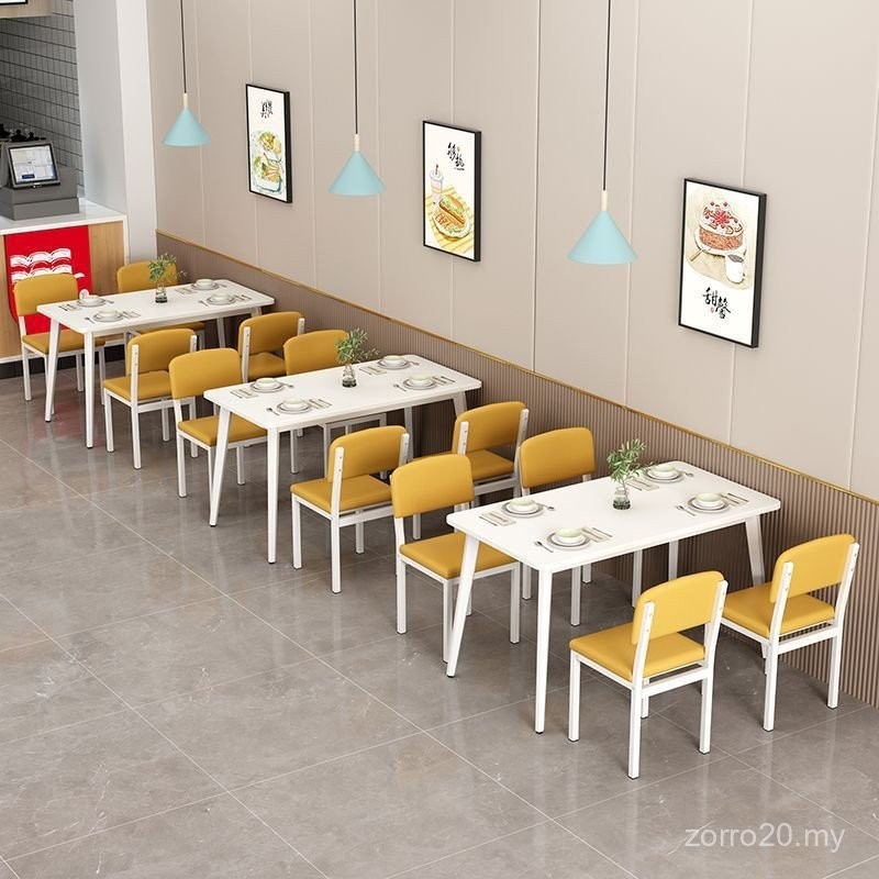 Simple Practical Snack Breakfast Restaurant Dining Table Chair ...