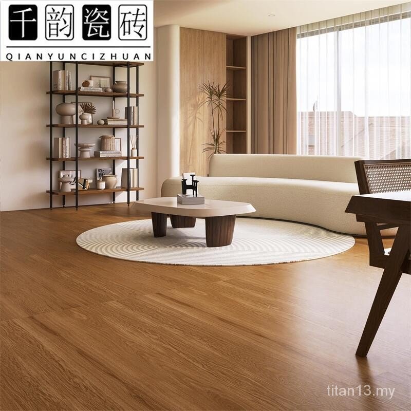 Jubin corak kayu gaya log 600x1200 jubin kayu baldu lembut bilik tidur ...