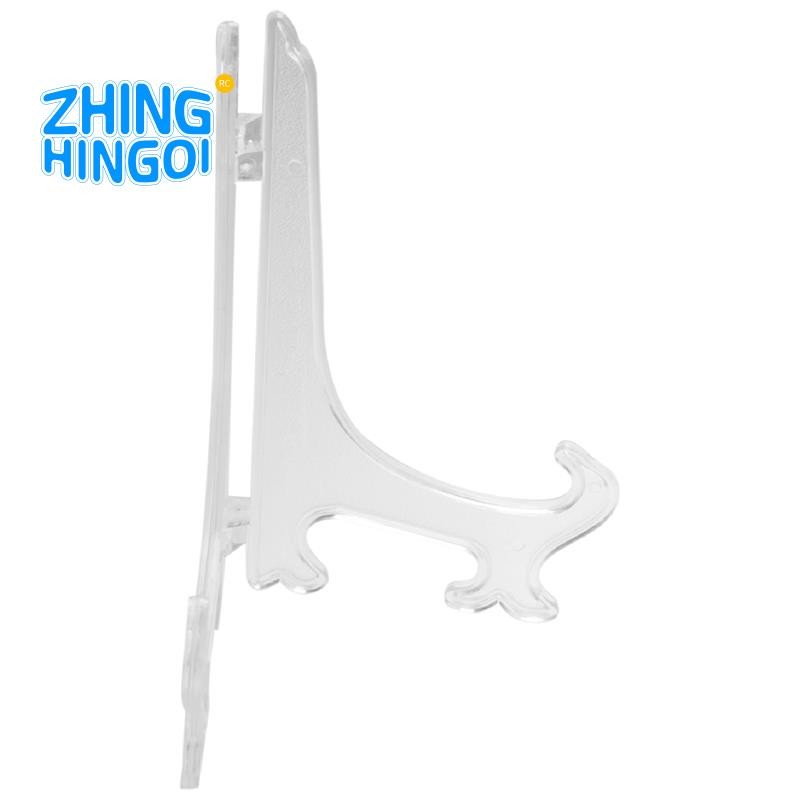 Transparent 7" Display Easel Stand Plate Bowl Picture Frame Photo ...
