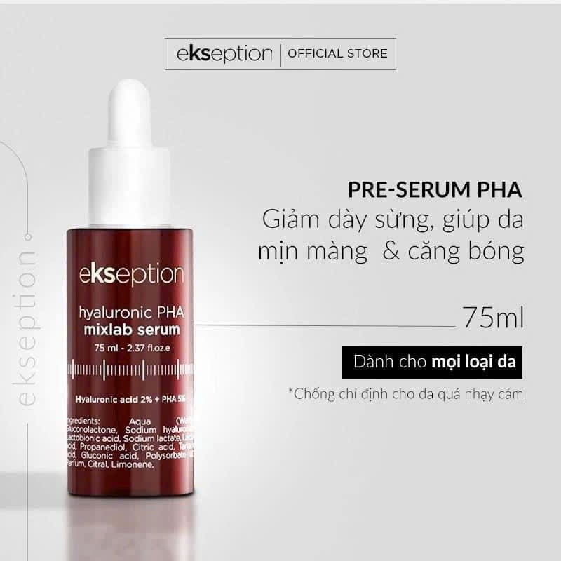 (Sample) Ekseption Hyaluronic PHA Serum regenerates new skin cells to ...