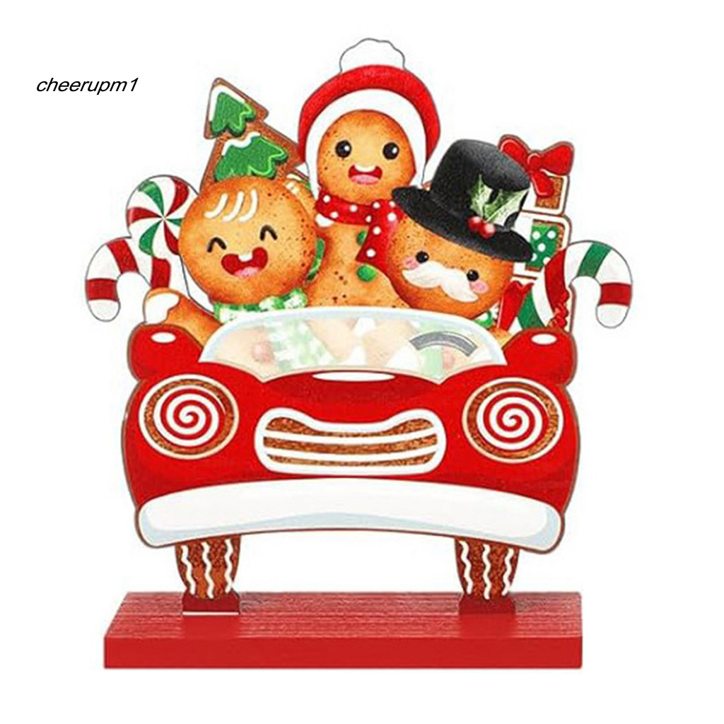 CHEER Gingerbread Man Christmas Sign Gingerbread Man Party Centerpiece ...