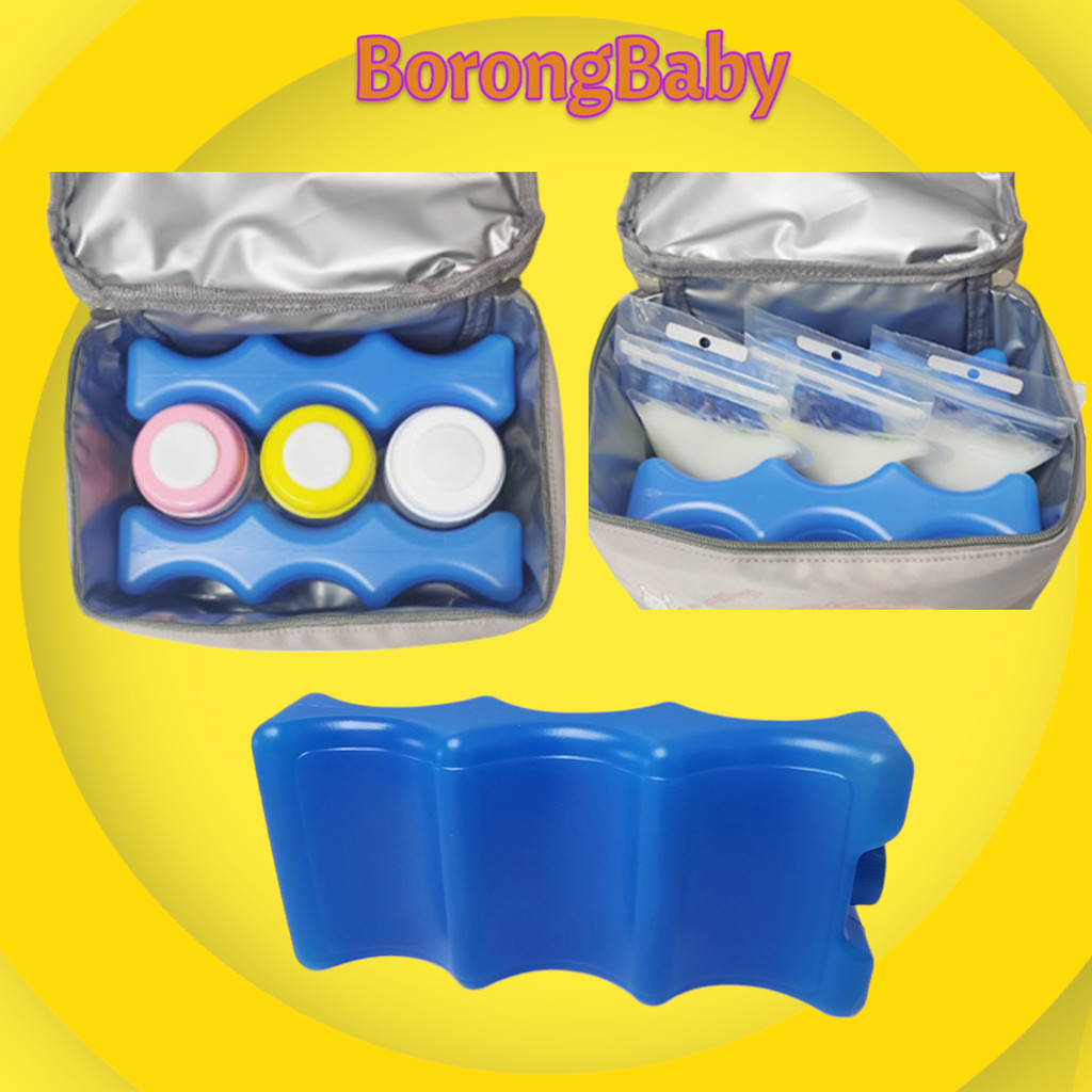 ReadyStock Reusable Ice Brick Ice Block Ice Pack Cooler Milk Storage ...