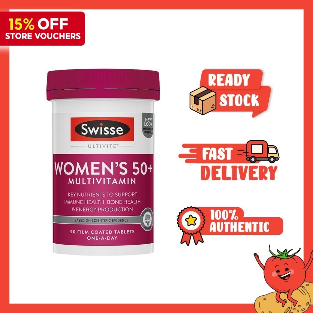 Swisse Ultivite Women's/Men's 50+ Multivitamin (60/90/120 Tablets) | Shopee Malaysia