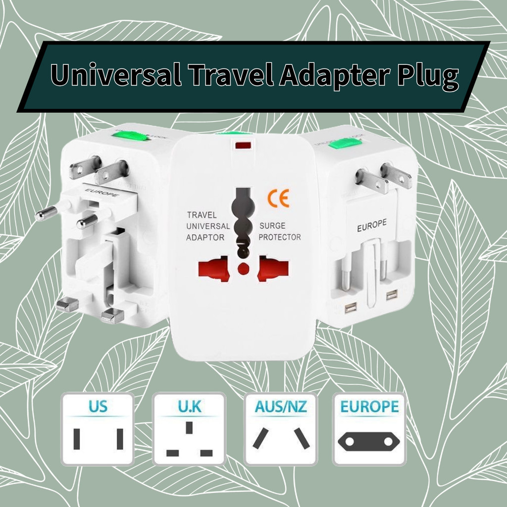 Universal Travel Adapter Plug | 110-250V Power Converter with USB ...