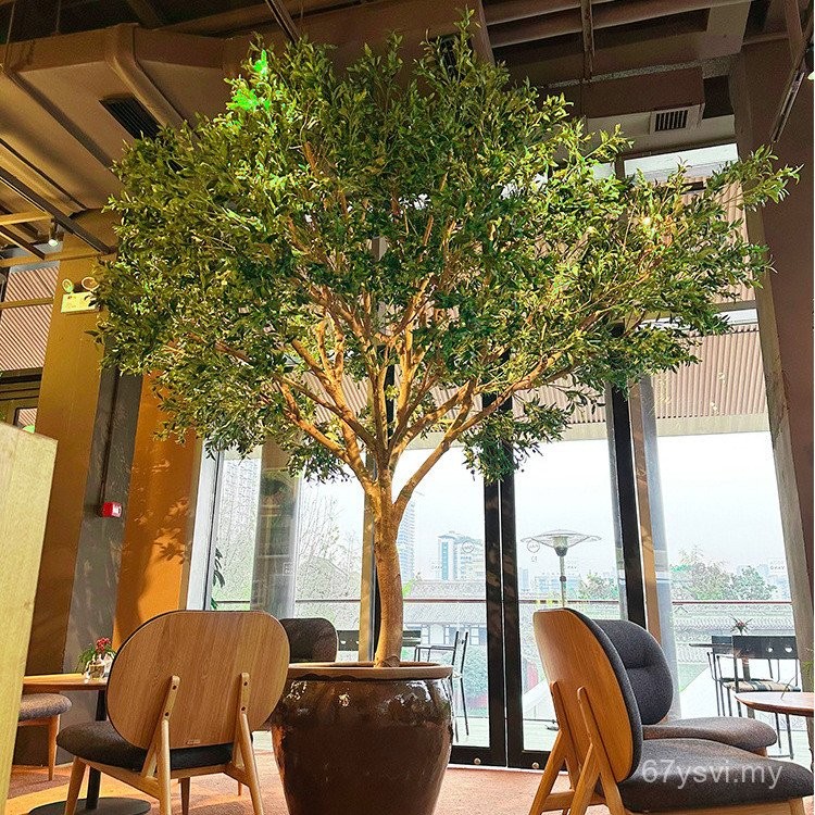 Simulation Olive Tree Large Floor Bionic Green Plants Indoor Outdoor ...