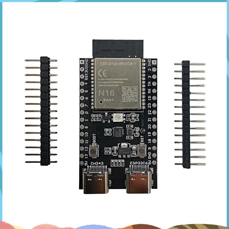 ESP32-C6-DevKit N16R2 ESP32-C6 16MB Flash ESP32 WiFi+Bluetooth Internet of Things ESP ...