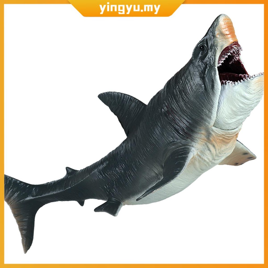 Large Shark Toys High Simulation Megalodon Toy Realistic Sea Creature ...