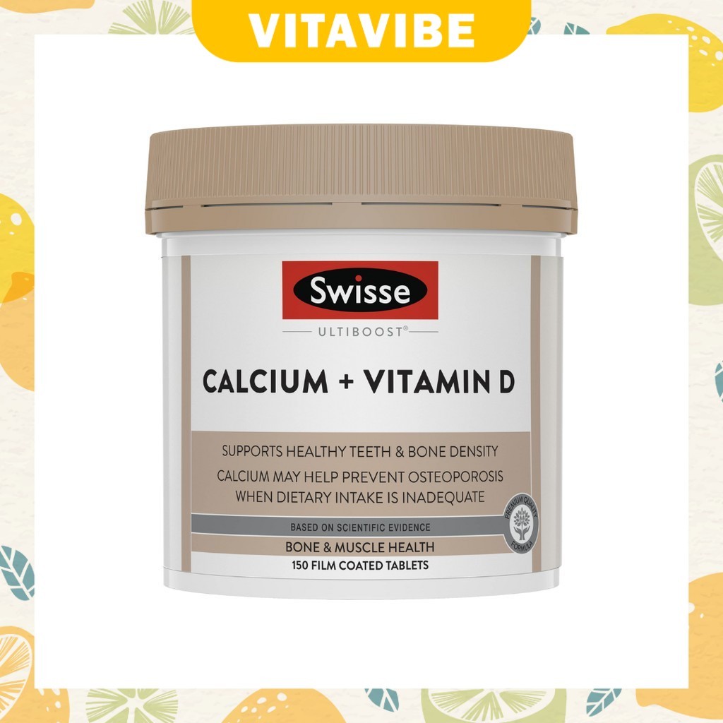 Swisse Ultiboost Calcium + Vitamin D (90/150/250 Tablets) | Shopee Malaysia