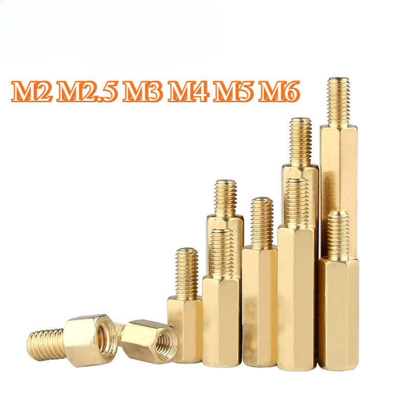 Box Boxed Hexagonal Copper Column M2M2.5M3M4M5M6 Single-Head Single ...