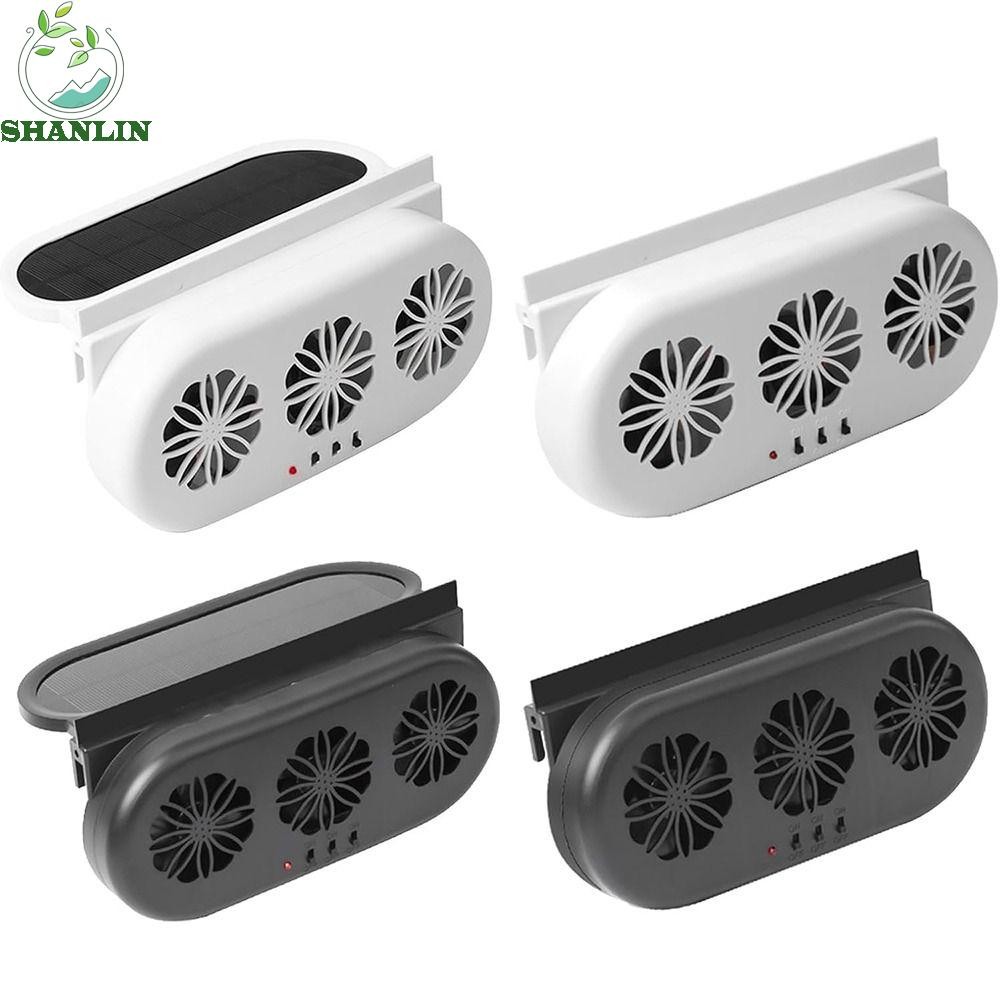 SHANLIN Solar Car Exhaust Fan, Car Air Circulation Heat Dissipation Car ...