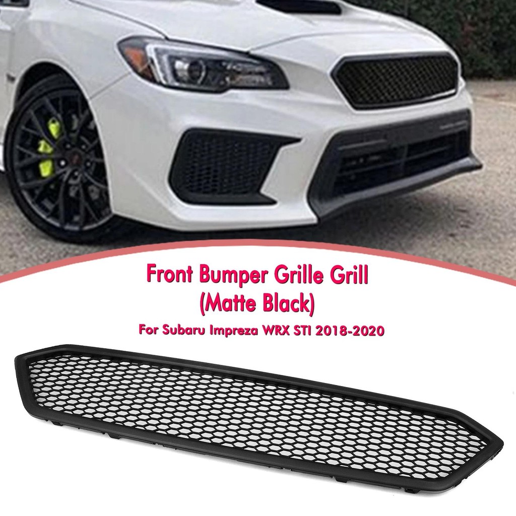 Front Grille Racing Grill For Subaru Impreza WRX STI 2018-2020 Carbon ...