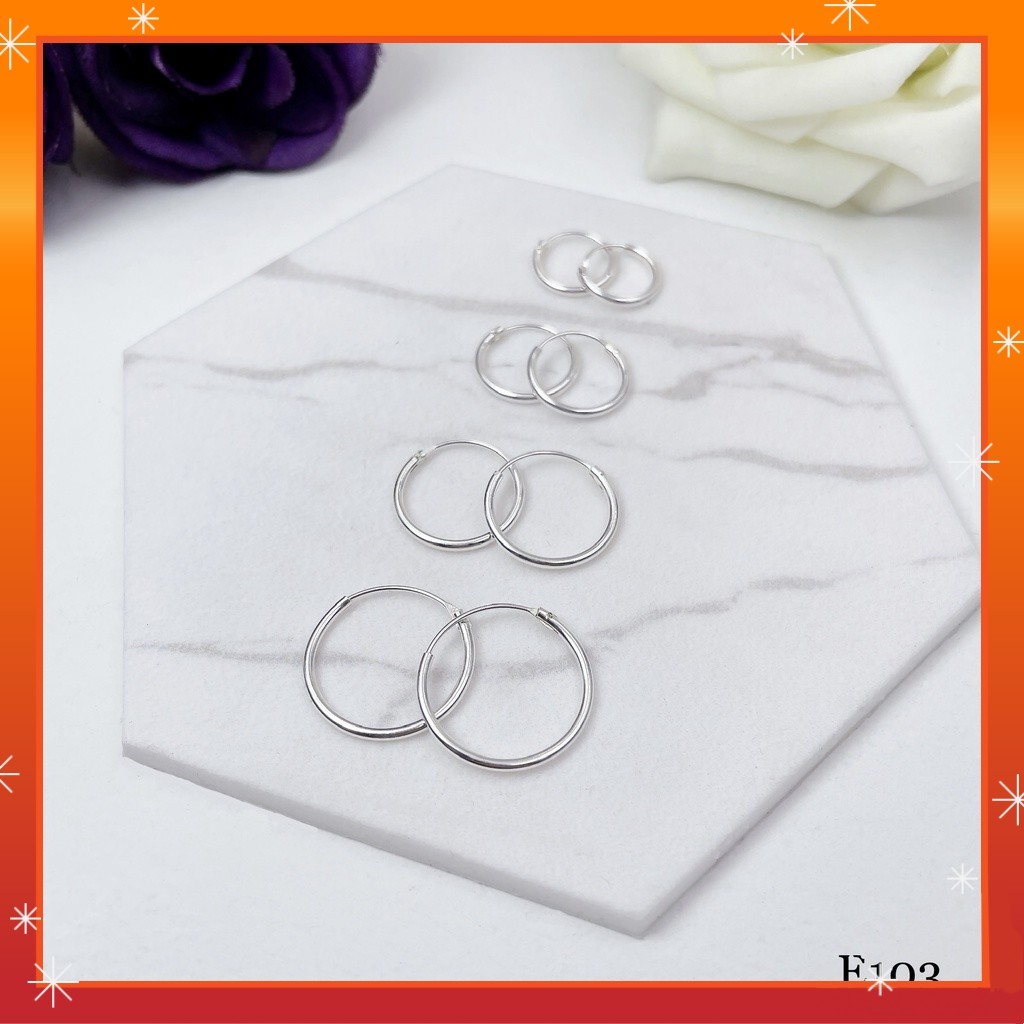 💥PROMO💥925 Sterling Silver Upper Lobe and Ear Cartilage Hoop Earrings ...