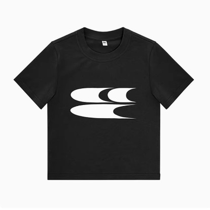 CRYING CENTER FRONT BIG WHITE LOGO CROP TOP | Shopee Malaysia